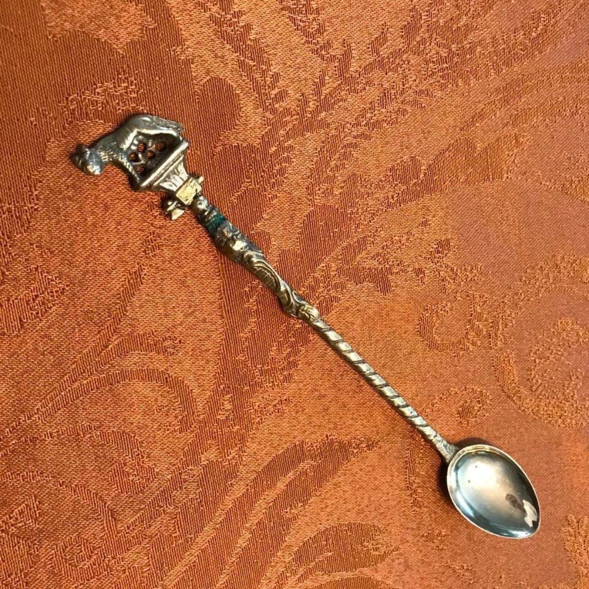 Vintage Italian Silver Collectible Souvenir Spoon, Romulus Remus ...