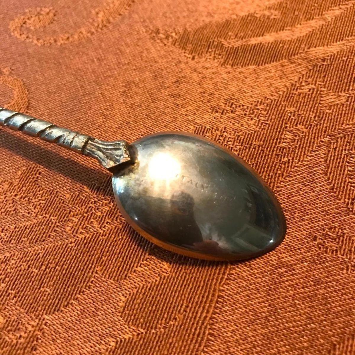 Vintage Italian Silver Collectible Souvenir Spoon, Romulus Remus ...