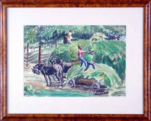 Lawrence Barrett, Watercolor