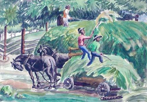 Lawrence Barrett, Watercolor