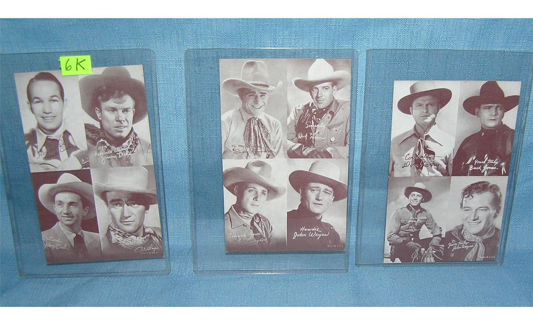 Western stars penny arcade exhibet cards