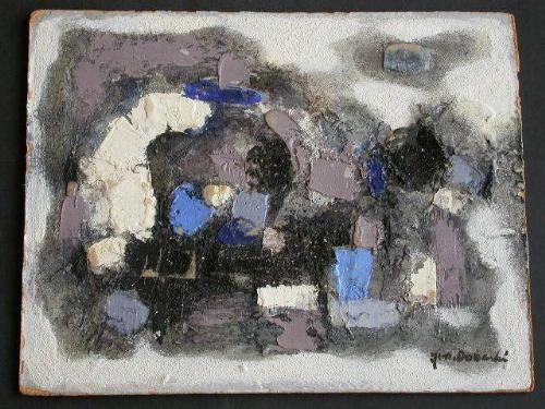 JUN DOBASHI Painting Japanese Abstract