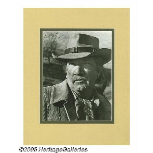 Richard Boone Signed Photo. A signed black-and-whit Richard Boone ...