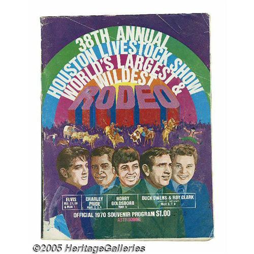 1970 Houston Livestock Show and Rodeo Program Book. 1970 Houston ...