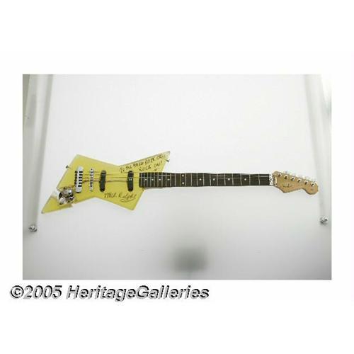 Mick Ralphs Signed Custom Guitar. One of the great Mick Ralphs Signed ...