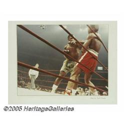 Frank Sinatra Photograph of Ali vs. Frazier #3. Col Frank Sinatra ...
