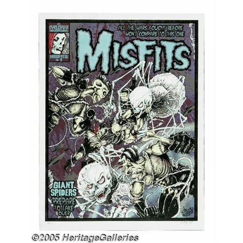 Allen Jaeger - Misfits Promotional Artist-signed Post Allen Jaeger ...