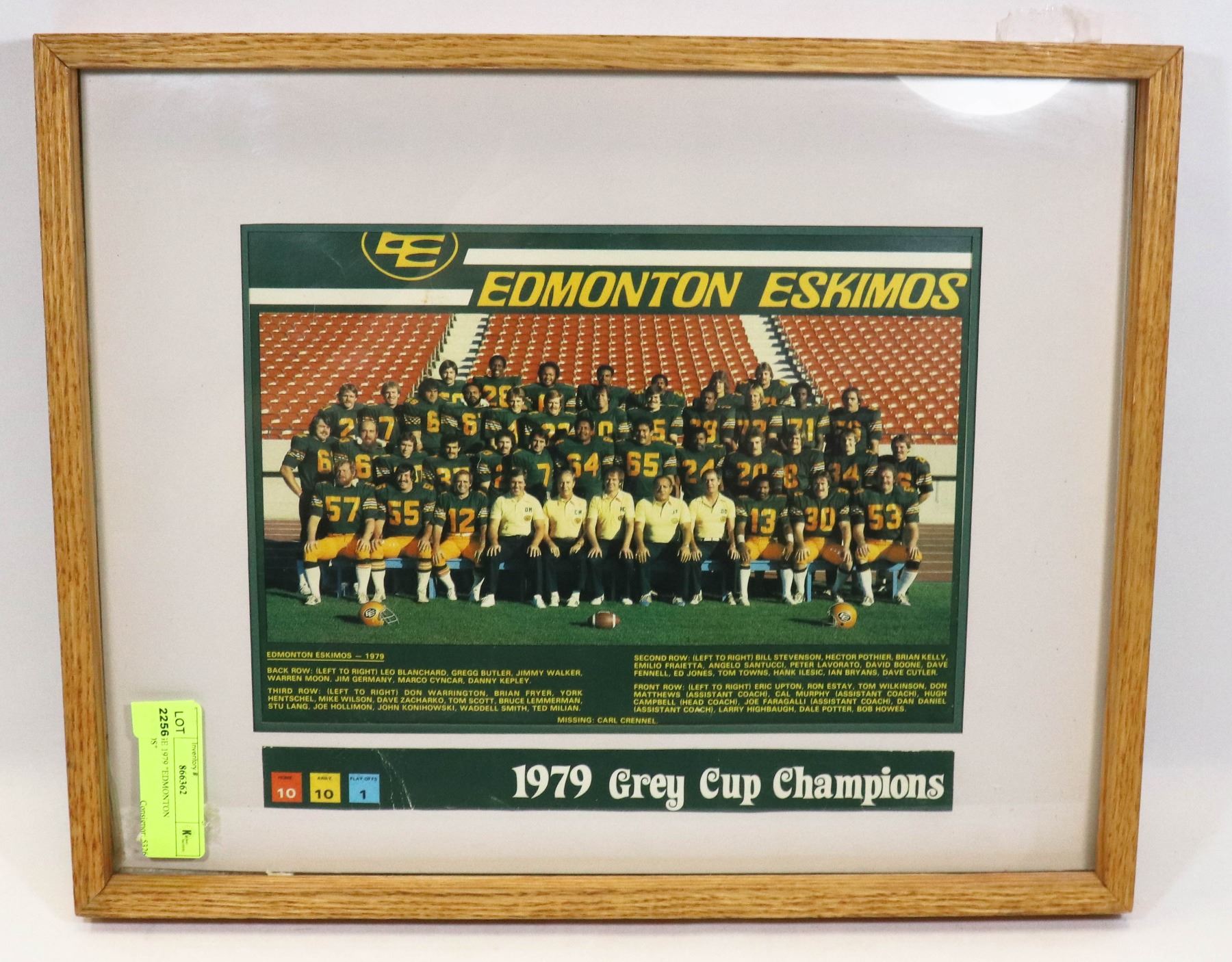 VINTAGE 1979 "EDMONTON ESKIMOS"