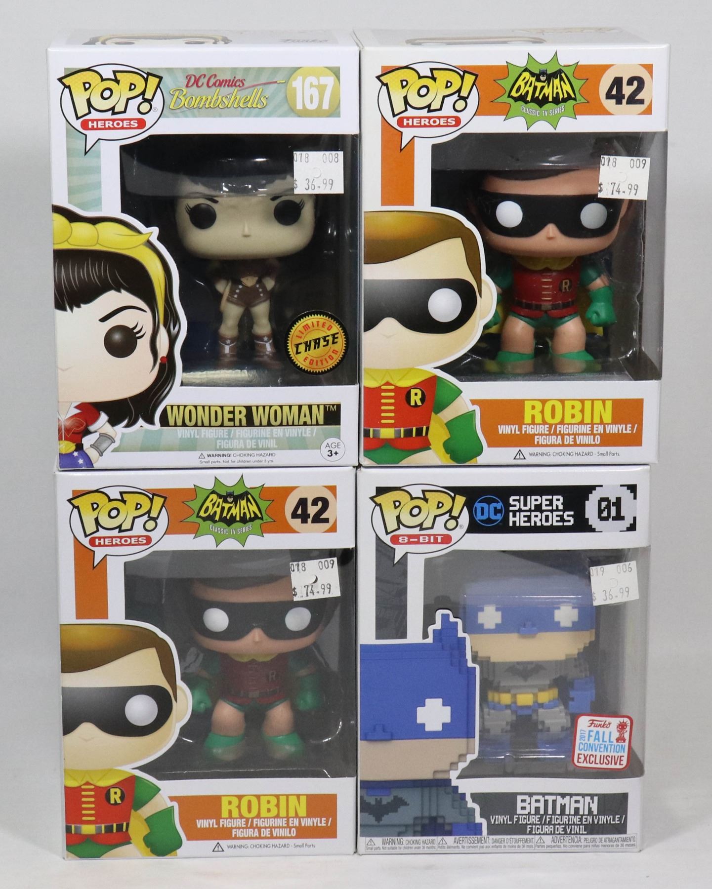 LOT OF 4 ASSORTED FUNKO POPS - Kastner Auctions