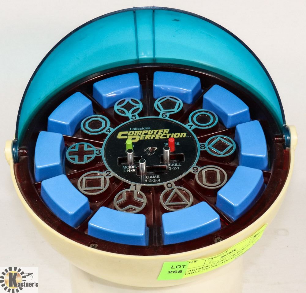 LAKESIDE COMPUTER PERFECTION TABLETOP ARCADE GAME