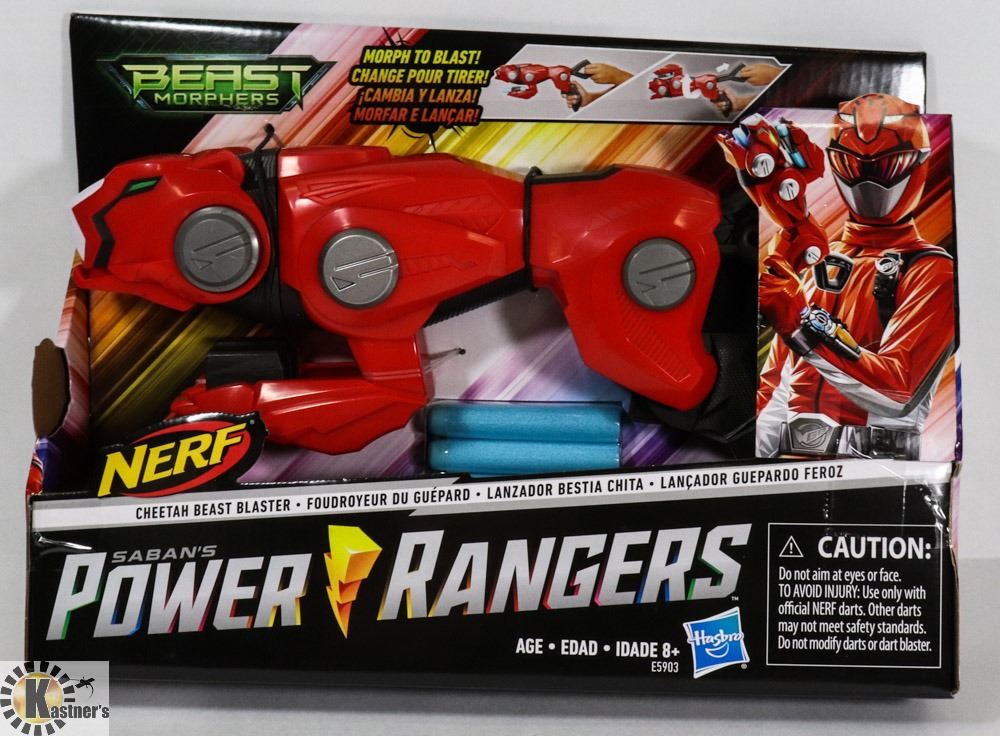 SABAN'S POWER RANGERS NERF CHEETAH BEAST BLASTER.