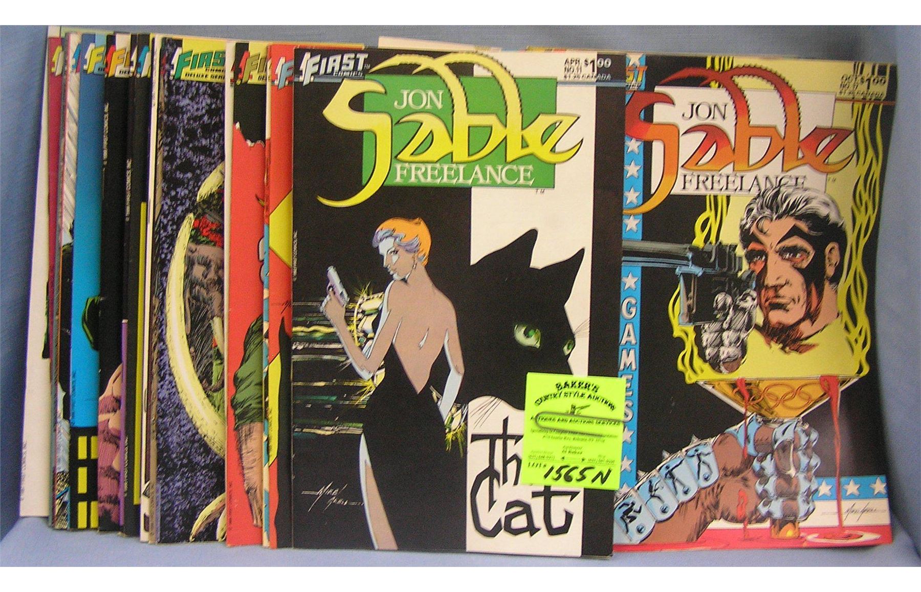Large collection of vintage Sable comic books