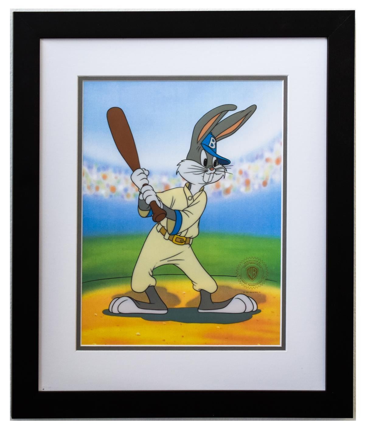 Warner Bros- Sericel "BUGS BUNNY AT BAT BASEBALL"