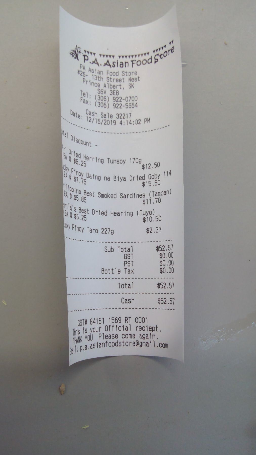 Lot of frozen foods (see receipt for full detail)