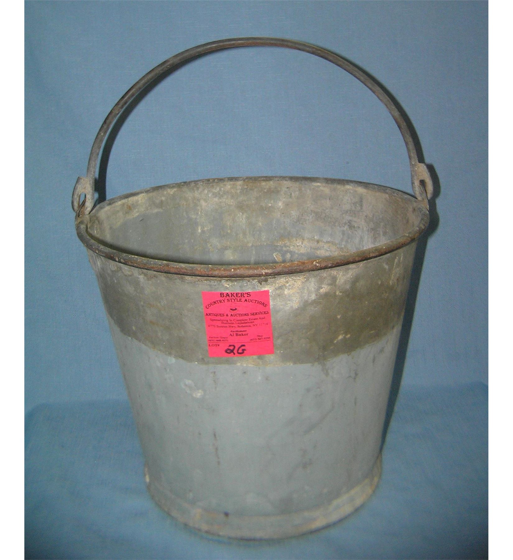Antique farm bucket