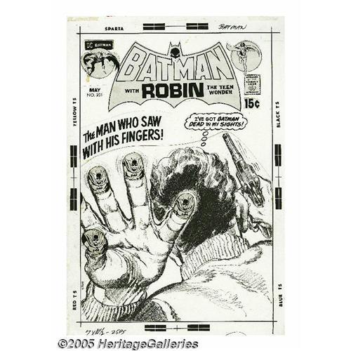 Neal Adams - Batman #231 Cover Original Art (DC, 1971).