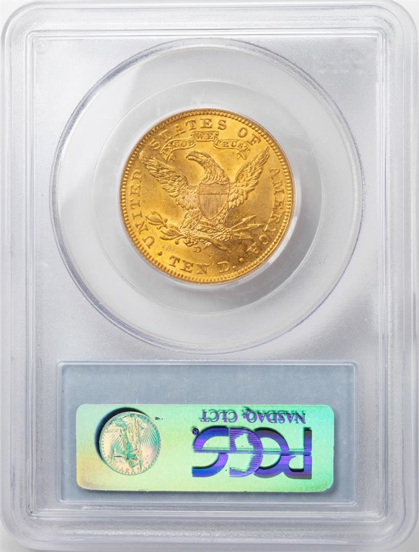 1906-D $10 Liberty Head Eagle Gold Coin PCGS AU58