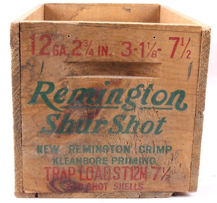 Three Remington Express Wooden Boxes.