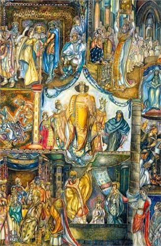 Gyula Batthyány (1887-1959) - Historical scenes