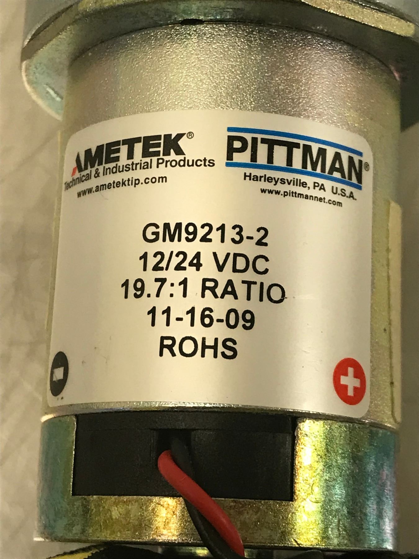 AMETEK GM9213 2 12 24 VDC 19 7 1 RATIO ELECTRIC GEAR MOTOR BTM Industrial ametek-gm9213-2-12-24-vdc-19-7-1-ratio-electric-gear-motor-btm-industrial
