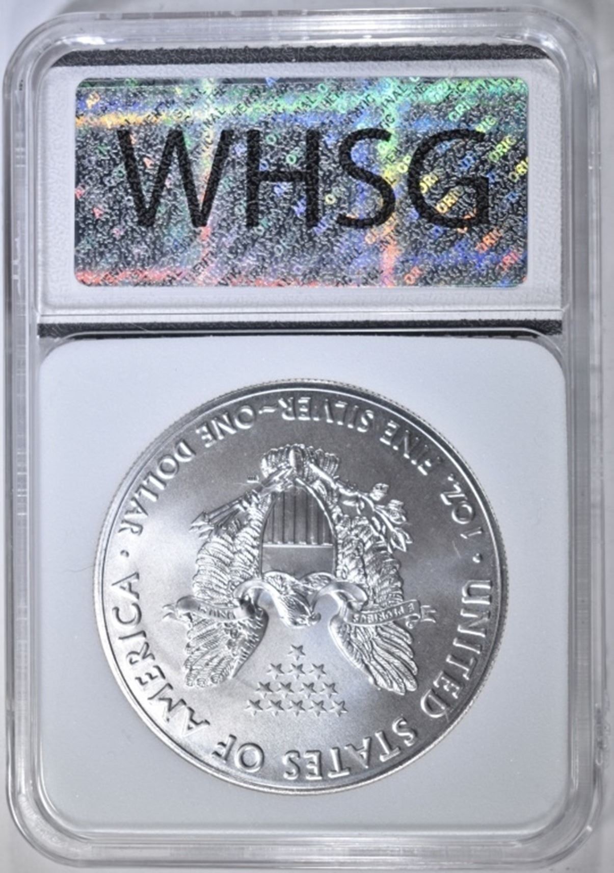 2019 AMERICAN SILVER EAGLE, WHSG PERFECT GEM BU