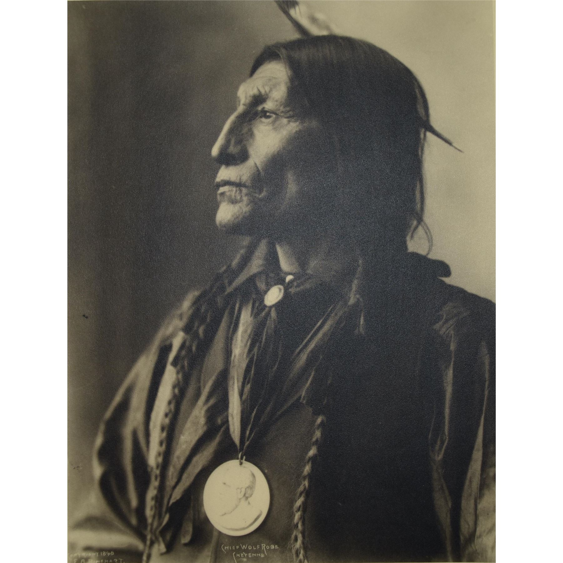 Chief Wolf Robe, Chief of the Cheyennes Photo Print,