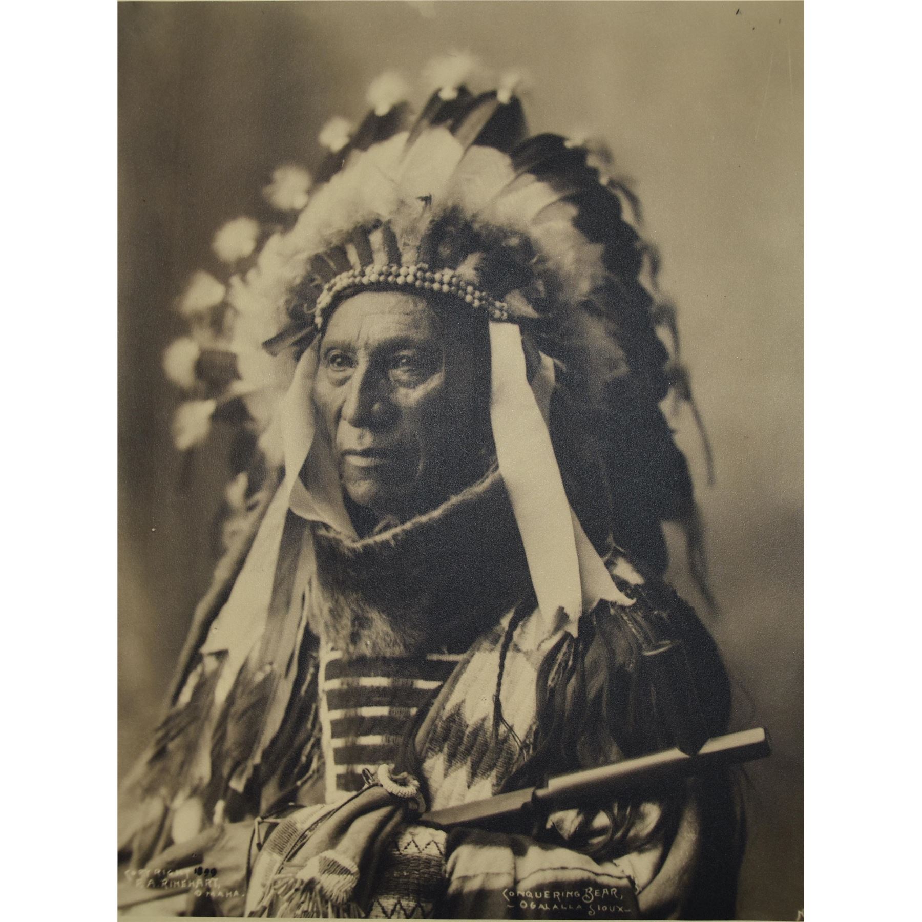 Conquering Bear, Ogallala Sioux Photo Print, Late
