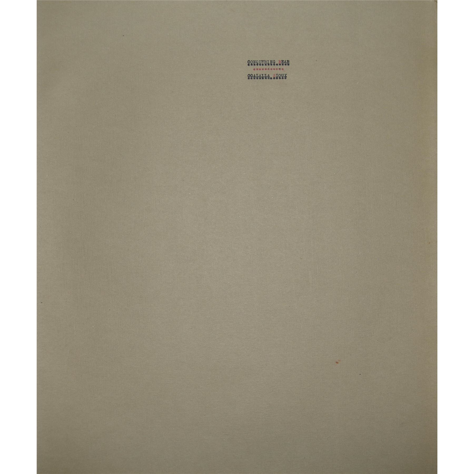 Conquering Bear, Ogallala Sioux Photo Print, Late