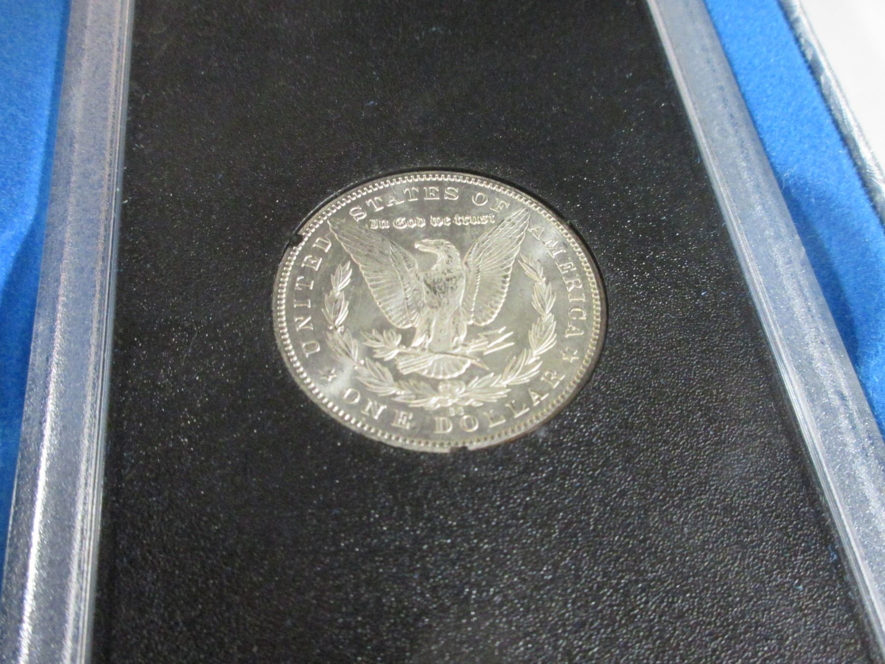 Uncirculated 1884 Carson City Silver Morgan Dollar Uncirculated 1884 Carson City Silver Morgan Dollar