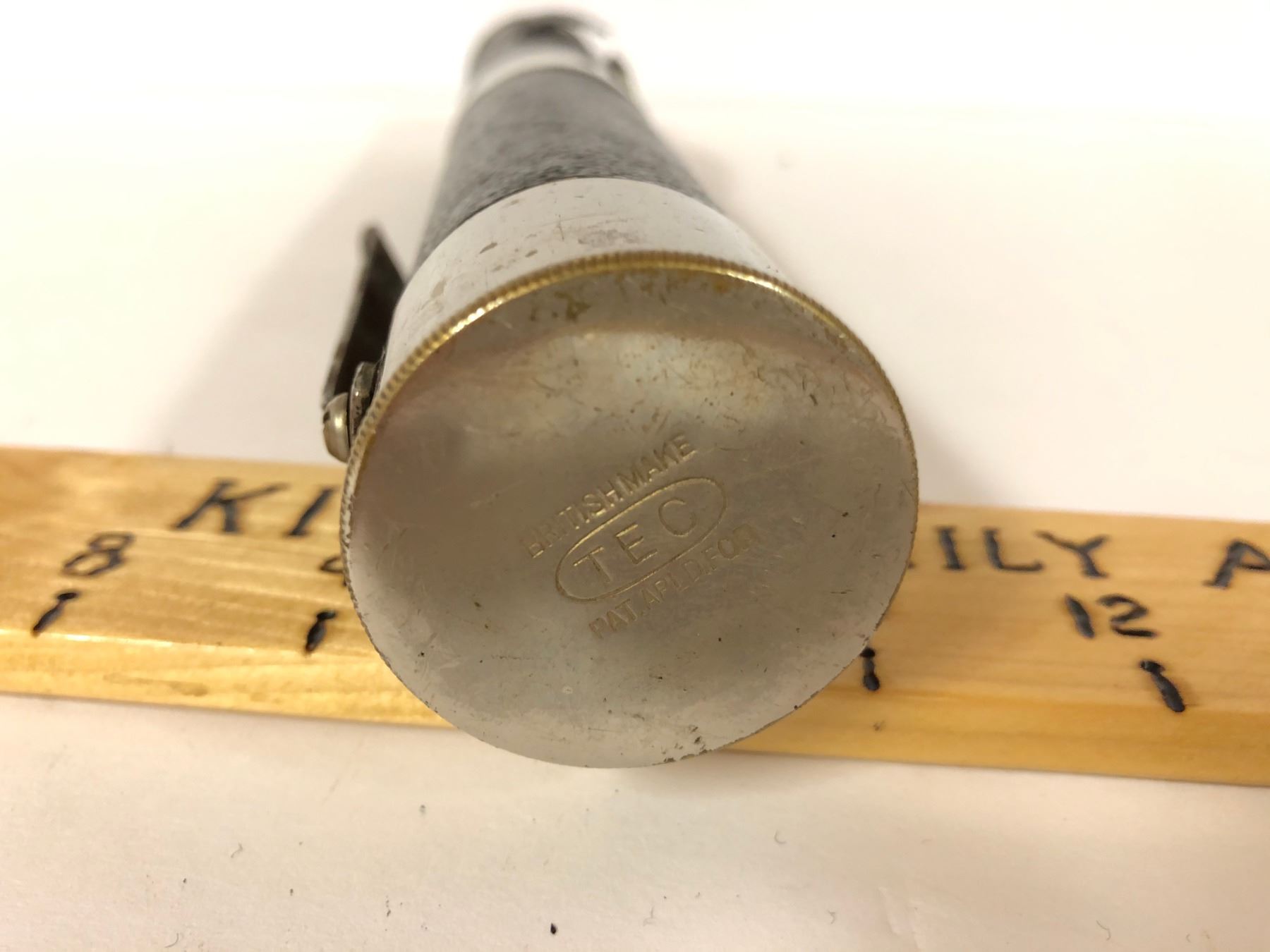 BRITISH MILITARY FLASHLIGHT Kidd Family Auctions british-military-flashlight-kidd-family-auctions