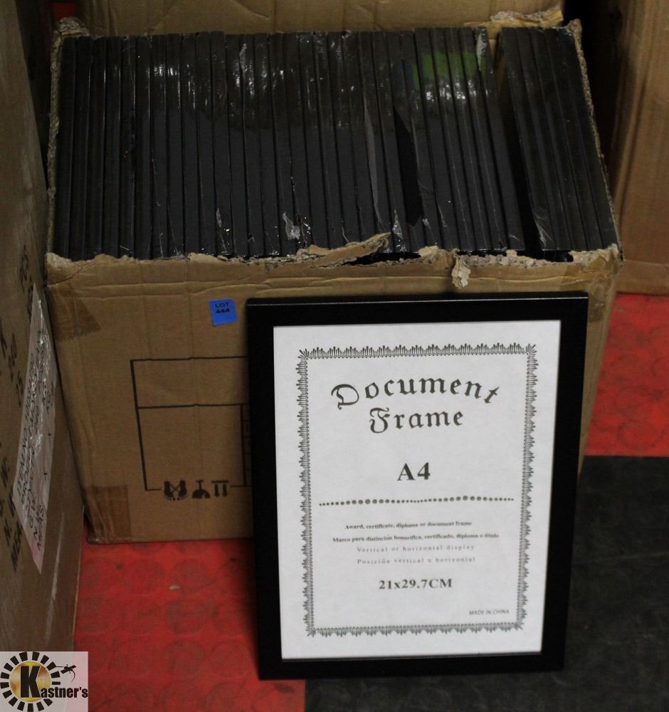CASE OF 21CMX29.7CM DOCUMENT FRAMES