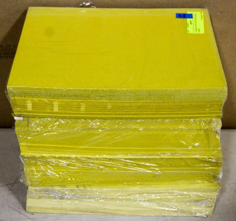 4 PACKS OF YELLOW CARD STOCK PAPER.