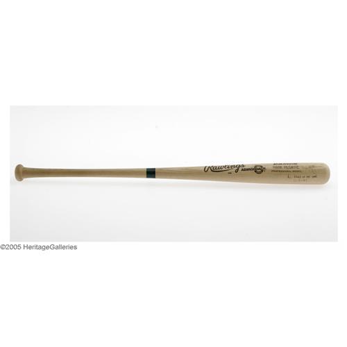 1987 Mark McGwire "ROY" Signed Bat PSA 1987 Mark McGwire "Rookie of the ...