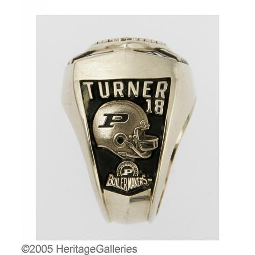 1998 Alamo Bowl Purdue Univ. Championship Ring 1998 Alamo Bowl Purdue ...