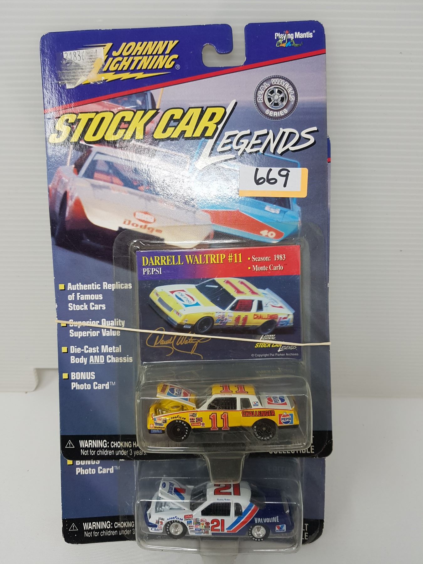 TWO JOHNNY LIGHTNING STOCK CAR LEGENDS