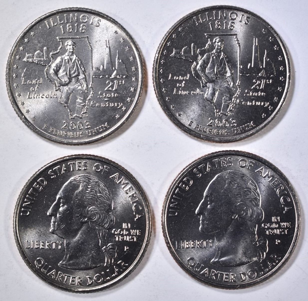 2 BU ROLLS OF STATE QUARTERS