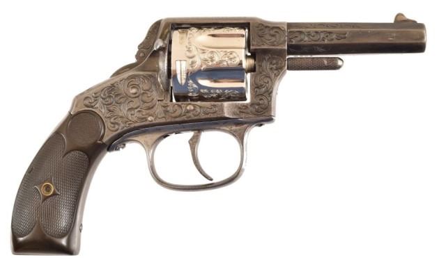 Engraved Bull Dog Pistol