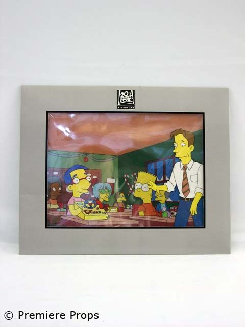 The Simpsons Original Hand-Painted Cel