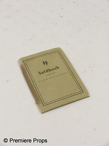 Inglourious Basterds Nazi Soldbuch Movie Props