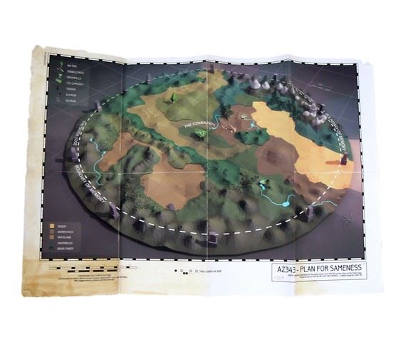 The Giver Jonas (Brenton Thwaites) Map Movie Props