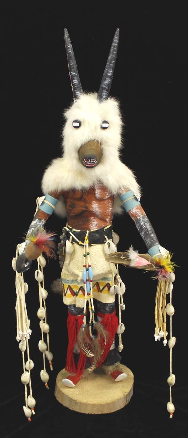 Hopi Mountain Goat Kachina by Yuma (Huma)