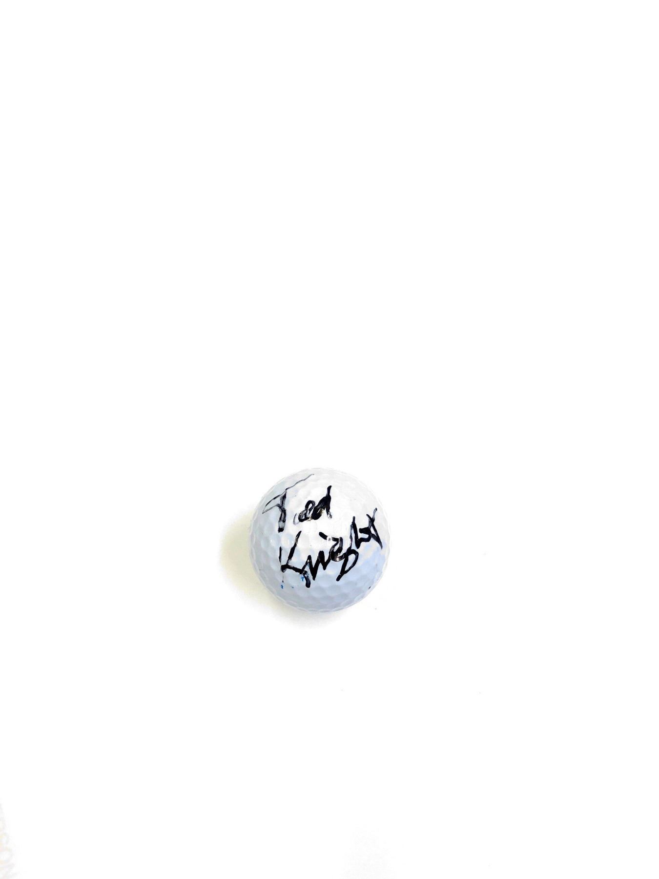Ted Knight Signed Golf Ball