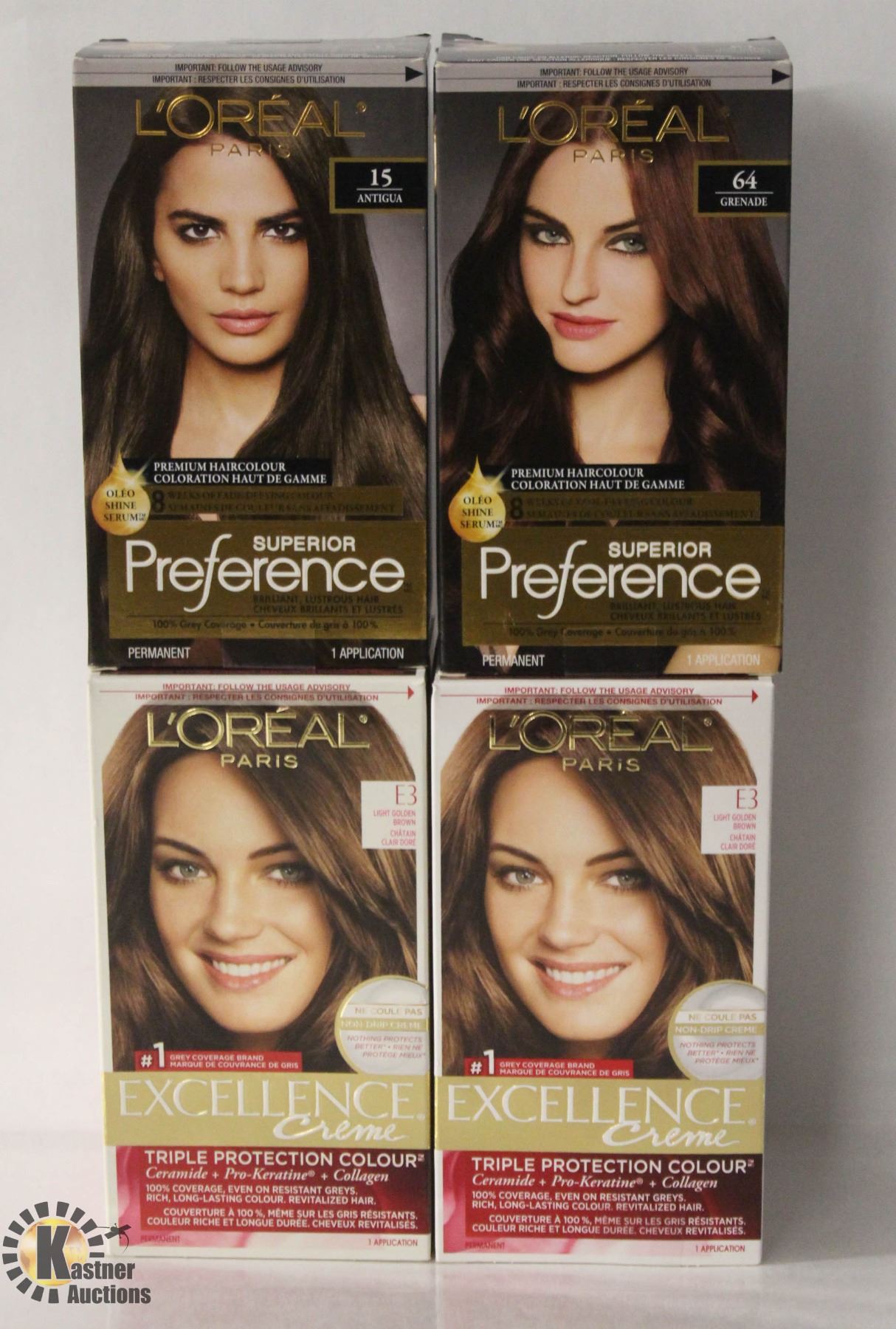 2 BOXES OF ASSORTED COLOR L'ORÉAL PREMIUM
