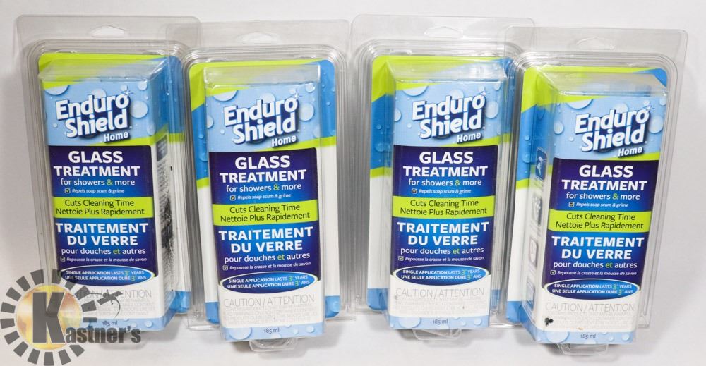 SET OF 4 SEALED ENDURO SHIELD GLASS TREATMENT