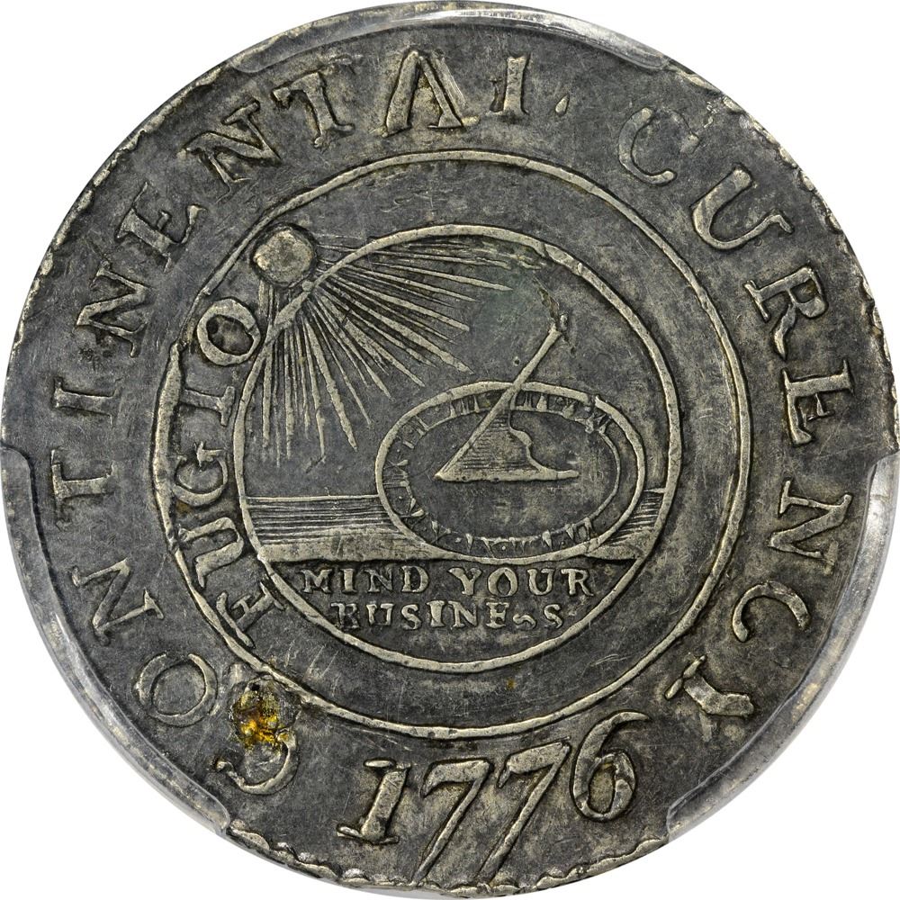 1776 Continental Unit or Dollar. Newman 1-C. CURENCY. EF Details ...