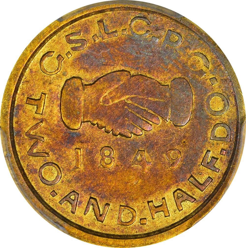Utah. Salt Lake City. Deseret Assay Office. 1849 Mormon $2.50. Kagin-1 ...