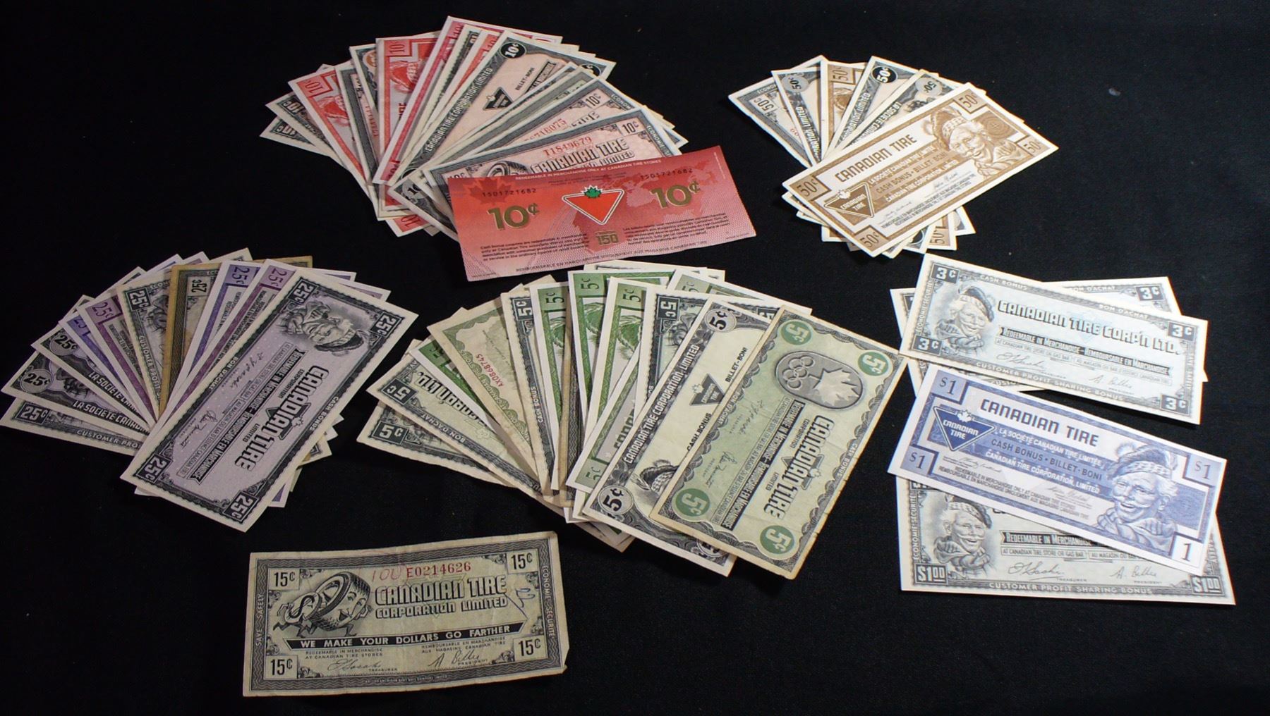 Canadian Tire Money Lot 52 Notes canadian-tire-money-lot-52-notes