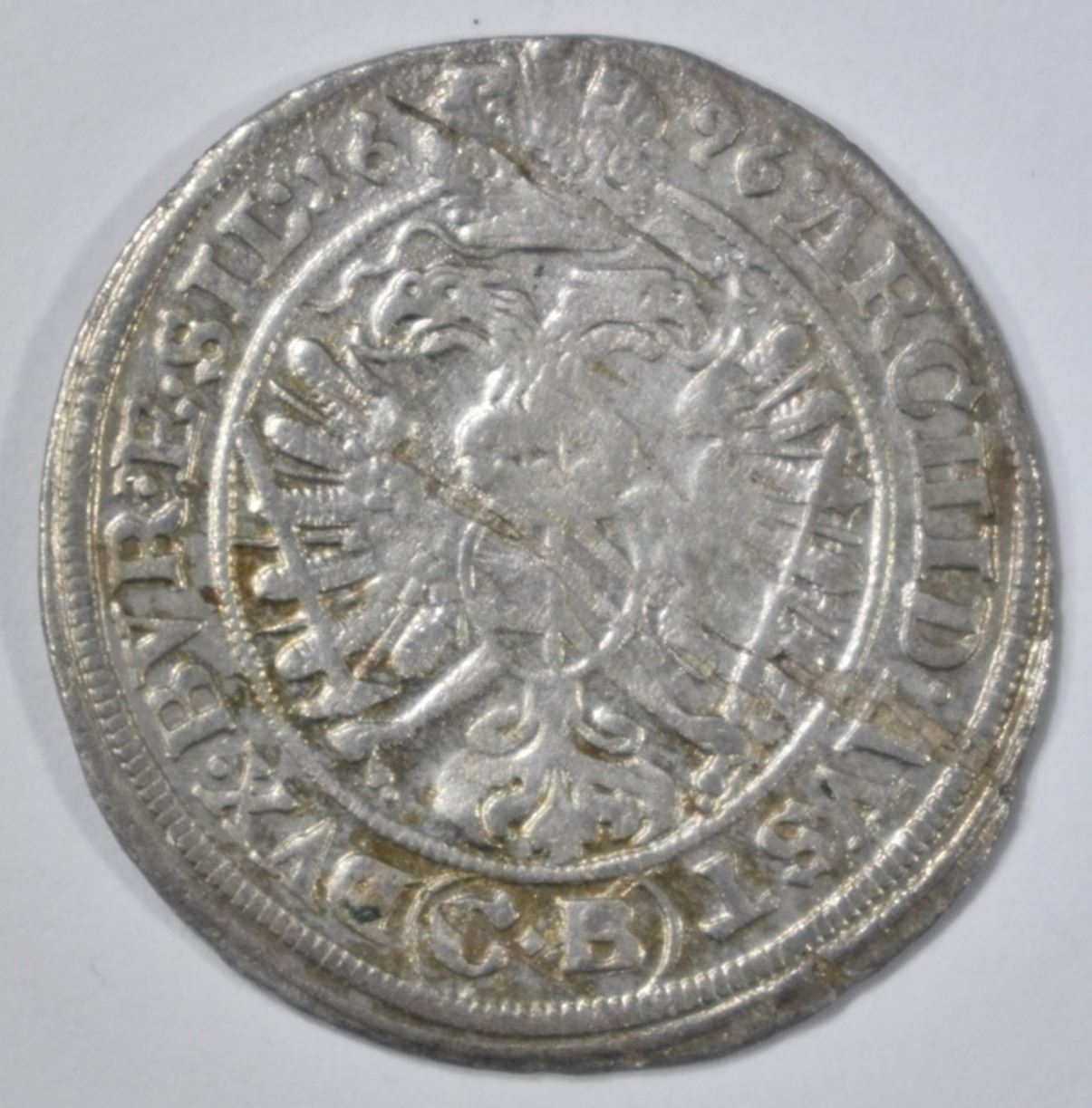 1696 SILVER 3 KREUZER HOLY ROMAN EMPIRE