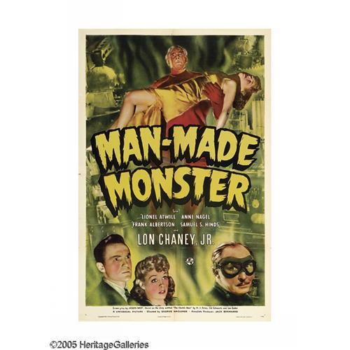 Man Made Monster (Universal, 1941). One Sheet (27" X 41 Man Made ...