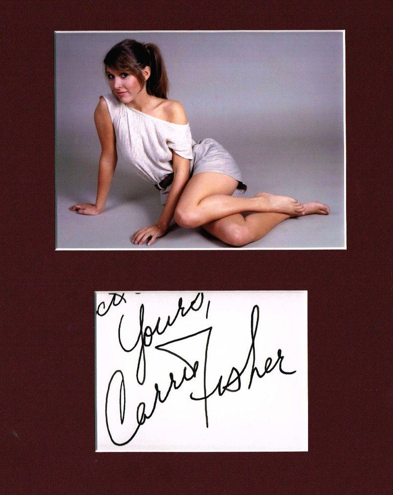 AMERICAN MOVIE STARS: CARRIE FISHER. (1956-2016).